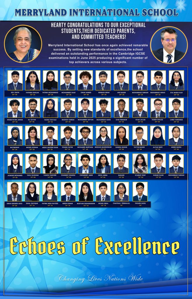 Proud moment! Our students shine in the June 2025 Cambridge IGCSEs ...