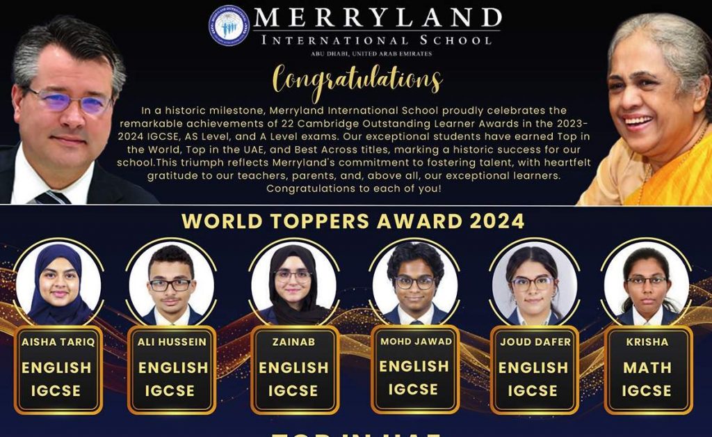 22 Cambridge Outstanding Learner Awards for Merryland School ...