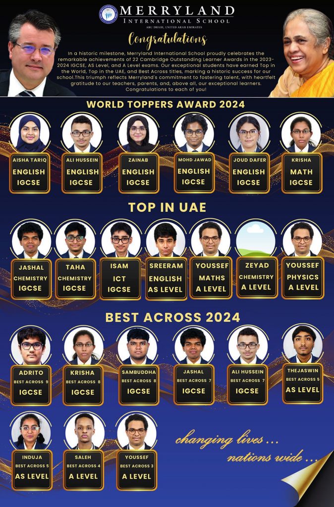 22 Cambridge Outstanding Learner Awards for Merryland School ...